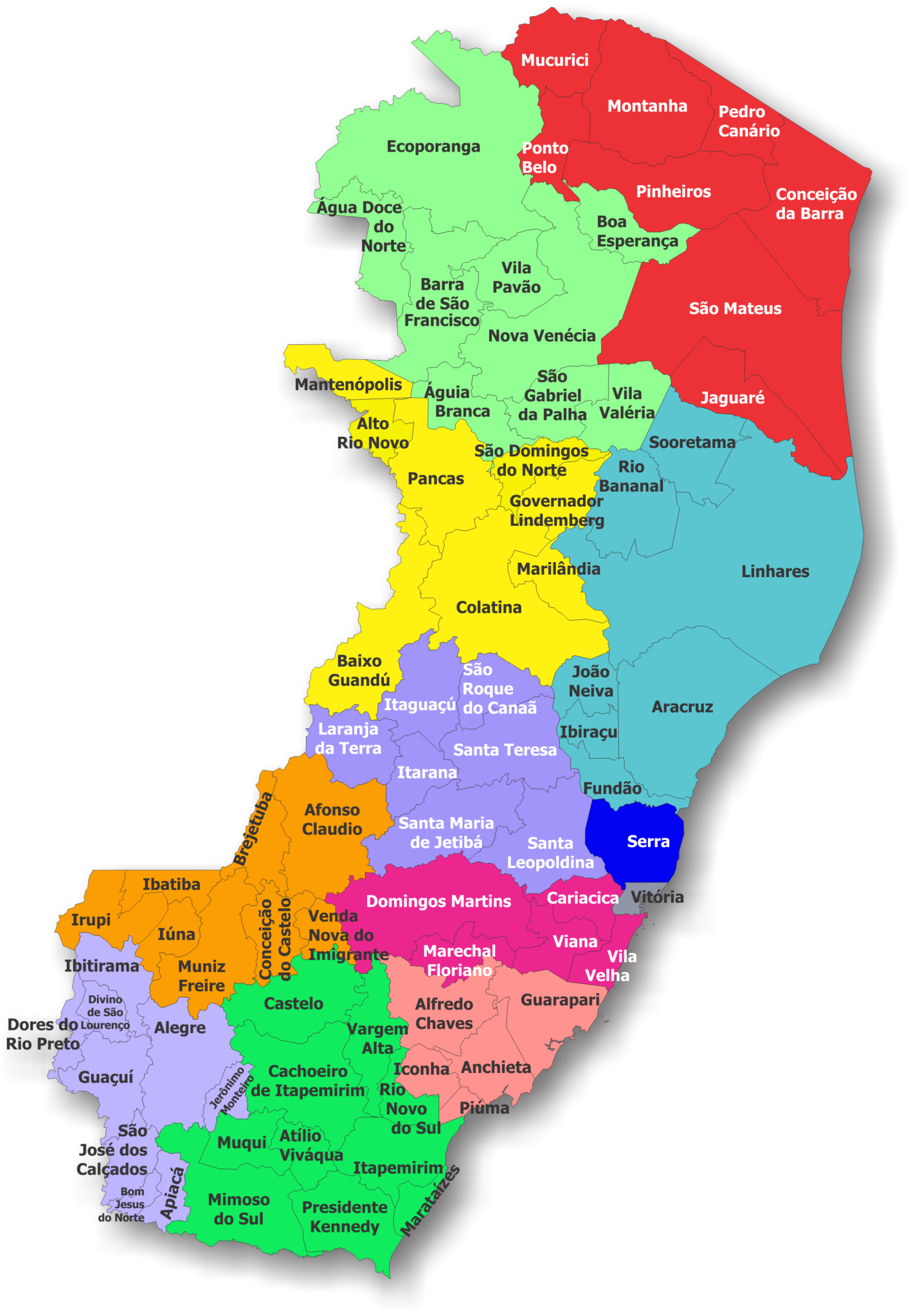 Cidades Do Espírito Santo Em Ordem Alfabética - FDPLEARN