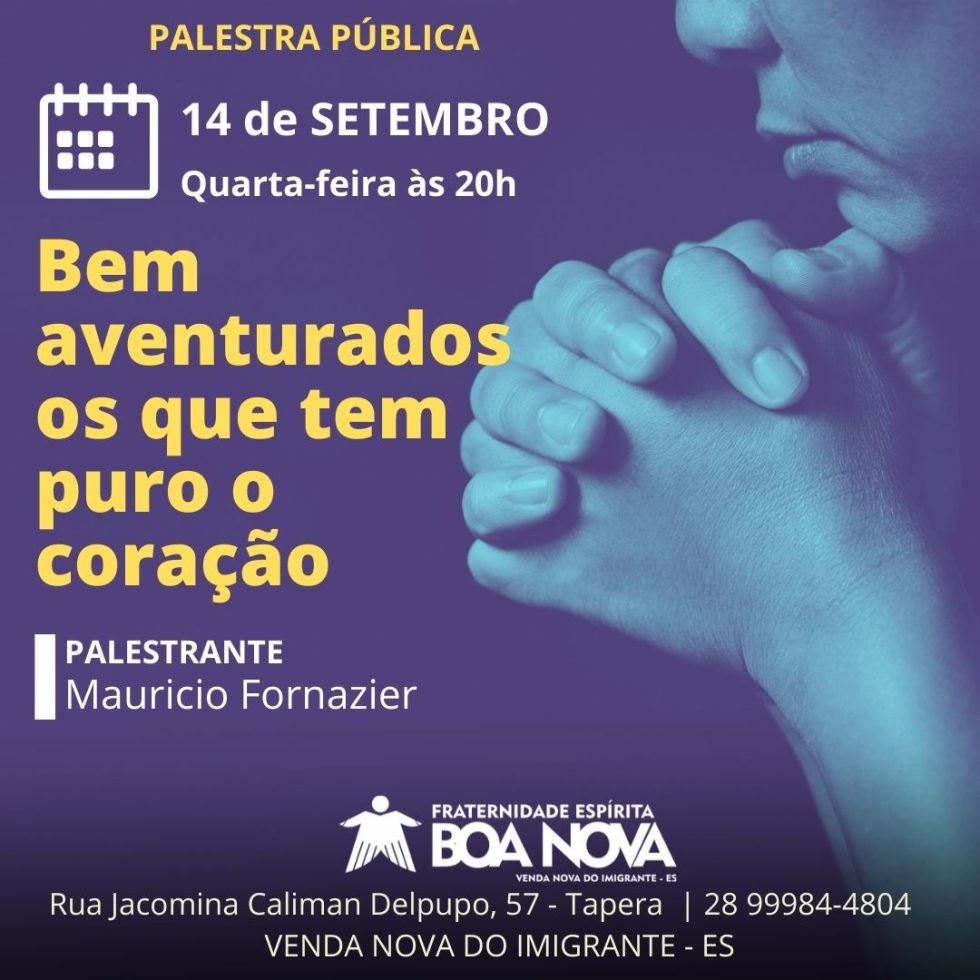 Bem-aventurados os que tem puro o coração – FEEES Bem-aventurados os que tem puro o coração – FEEES